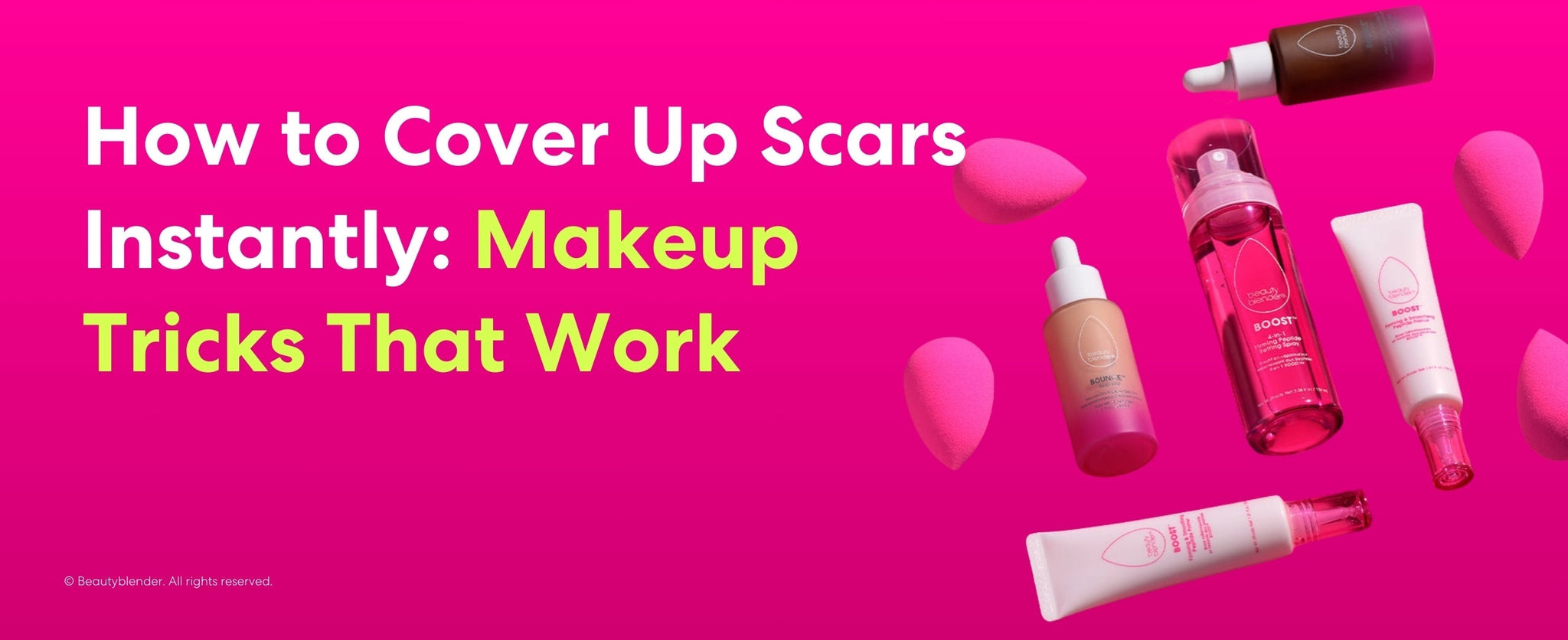 How to Cover Up Scars Instantly With Makeup